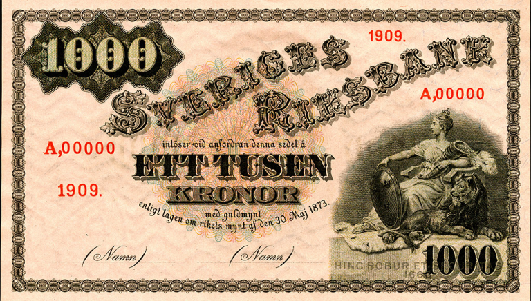 Bild på tusenlappar - Historiska förändringar och smeknamn - Bilddigital.se